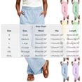 Akmaiox Casual Checkered Pants for Women Button Zip Elastic Waist ...
