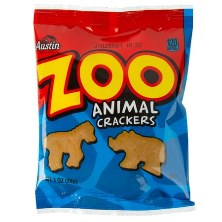 Austin 1 oz. Bag of Zoo Animal Crackers - 100/Case | Walmart Canada