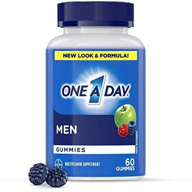 One A Day Men's Multivitamin Gummies - Daily Gummy Vitamins For Men ...