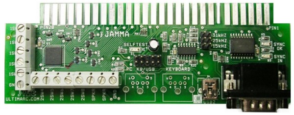 J-PAC JAMMA Interface. USB & VGA Cables - Connect a PC to a JAMMA ...