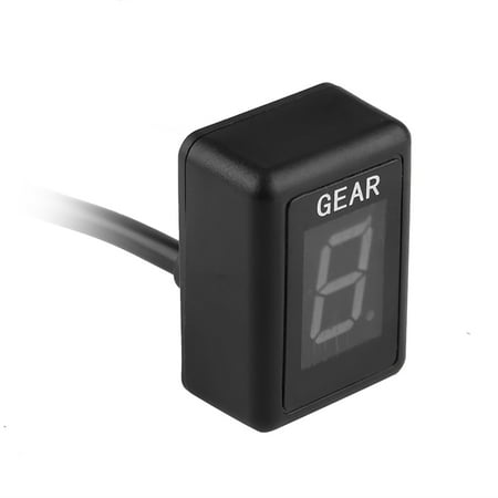 Motorbike Gear Indicator, Waterproof Motorcycle 6 Speed Gear ECU Plug ...