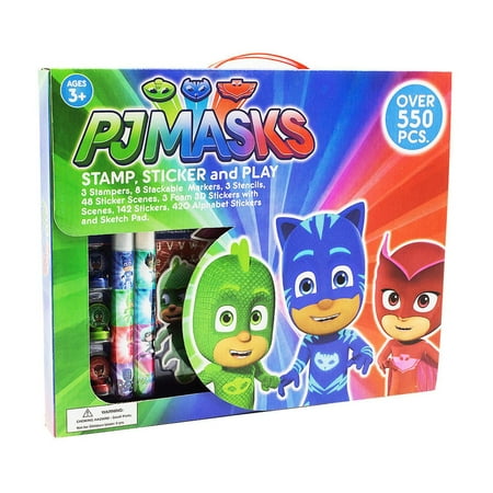 PJ Masks Stamp Sticker and Play Set - Over 550 Pieces - Walmart.ca