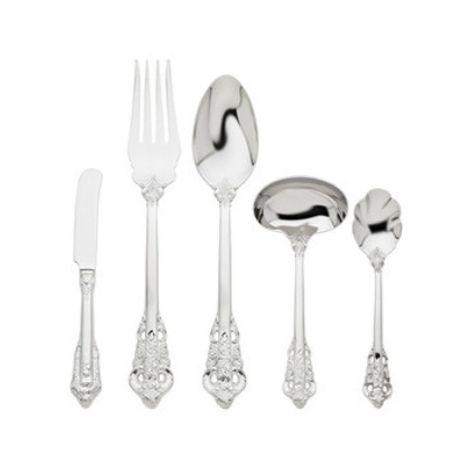 Godinger 18/10 Stainless Steel 20th Century Baroque Hostess Flatware ...