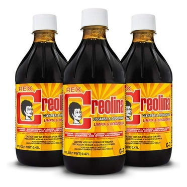 Rex Creolina Cleaning Concentrate 16oz, 3 Pack - Odor Eliminating ...