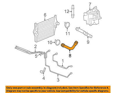 Dodge CHRYSLER OEM Ram 2500 Turbo Turbocharger Intercooler-Inlet Duct ...