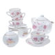 Jewelkeeper Porcelain Tea Set for Little Girls, Floral Design, 13 ...