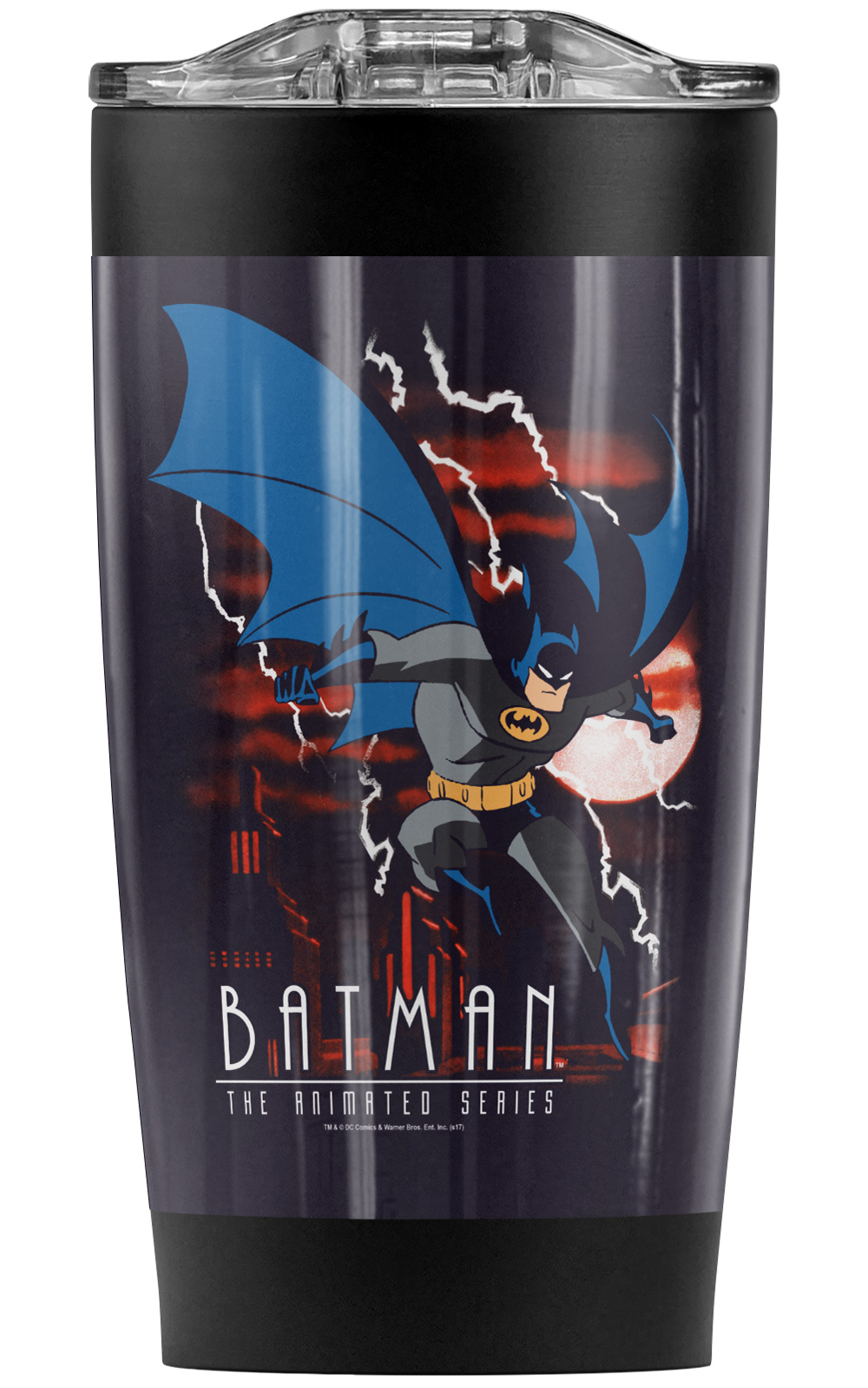 Batman: Animated Series Lightning Strikes Stainless Steel Tumbler 20 oz ...