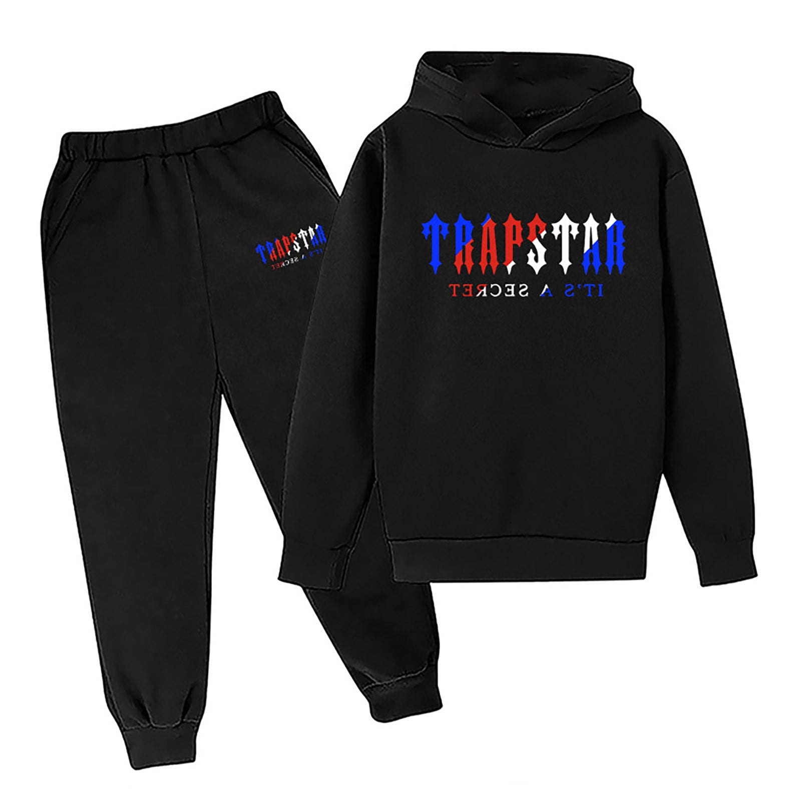 Trapstar Kids Hoodies Sets Long Sleeve Graphic Sweatshirts for Boys Girls Loose Trapstar Street ...