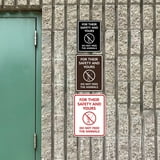 Signs ByLITA Portrait Round For Their Safety and Yours Do Not Feed The ...