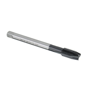 Uxcell M10x1.5mm Metric Thread Tap, High Speed Steel 100mm Length ...