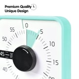 TWENTY5 SEVEN 7.5 inch Large Visual Timer, Magnetic, Mechanical, Mint ...