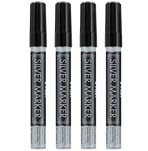 Pilot Silver Markers silver medium point, 4 Packs - Walmart.com