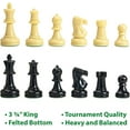 Sterling Games Chess Mat and Chess Pieces Set 20" x 20" Roll Up Vinyl ...
