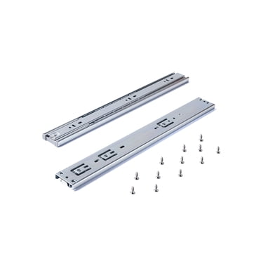 DEPOT E-SHOP Soft Close Side Mount Drawer Slide Gray Matte - 18" 1 Pair ...