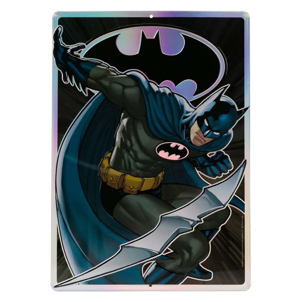 Batman Embossed Metal Sign - Walmart.com