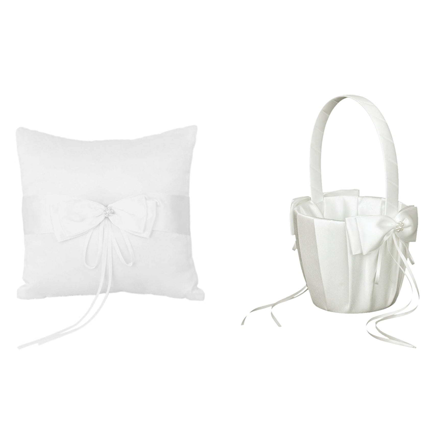 Click here for Unbranded 1 Pcs Ivory Faux Pearl Flower Ring Pillo... prices