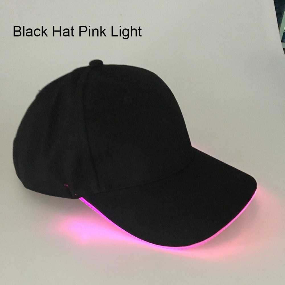 Led Baseball Hat Luminous Cap Fashion Unisex Solid Color Christmas ...
