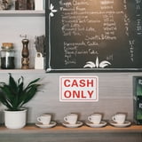 Sign No Checks No Credit Sign Cash Sign for Business Retail Store ...