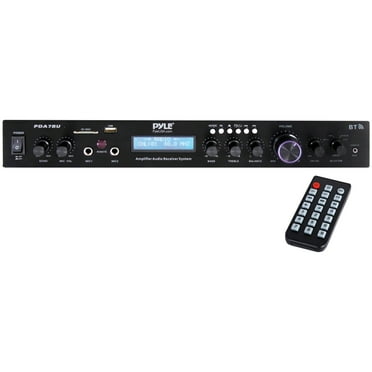 Pyle PCA2 80 Watt Stereo Sound Speaker Amplifier Receiver Home Audio ...
