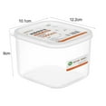 700/900/1000/1400ML Refrigerator Storage Box with Lid Clear Large ...