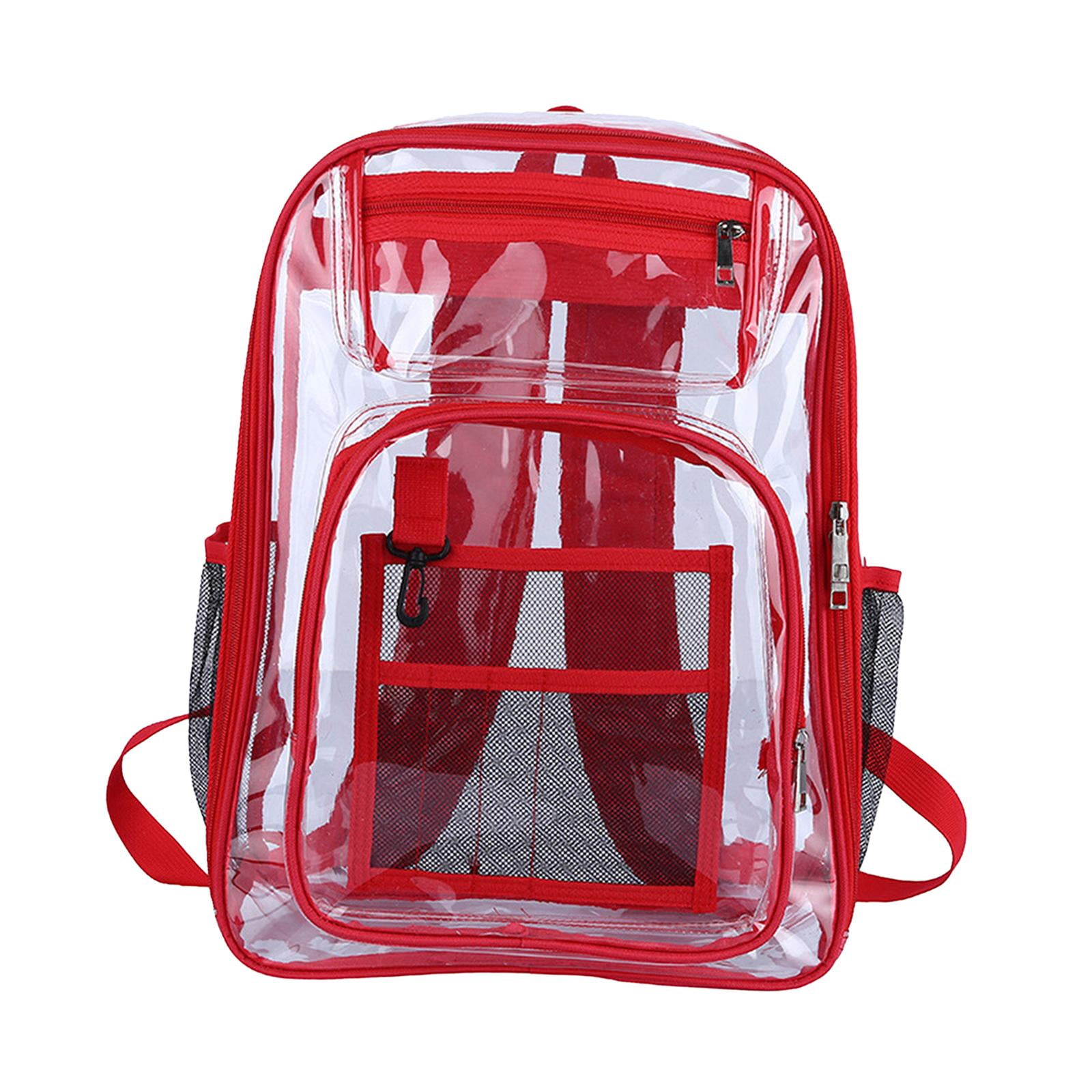 Click here for Ziyahi Transparent Backpack 2 Way Zip Reinforced D... prices