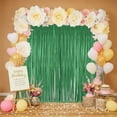 Party Decoration Foil Fringe Curtain | Metallic Tinsel Backdrop 39x79 ...