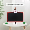 hengsof Christmas Computer Monitor Border Cover TV Monitor Cover ...