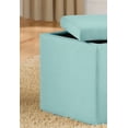 Heritage Club Faux Suede Storage Ottoman - Walmart.com