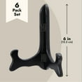 6-Pack Wooden Display Stands, 6 Inch, Picture Easels for Desk, Arts ...
