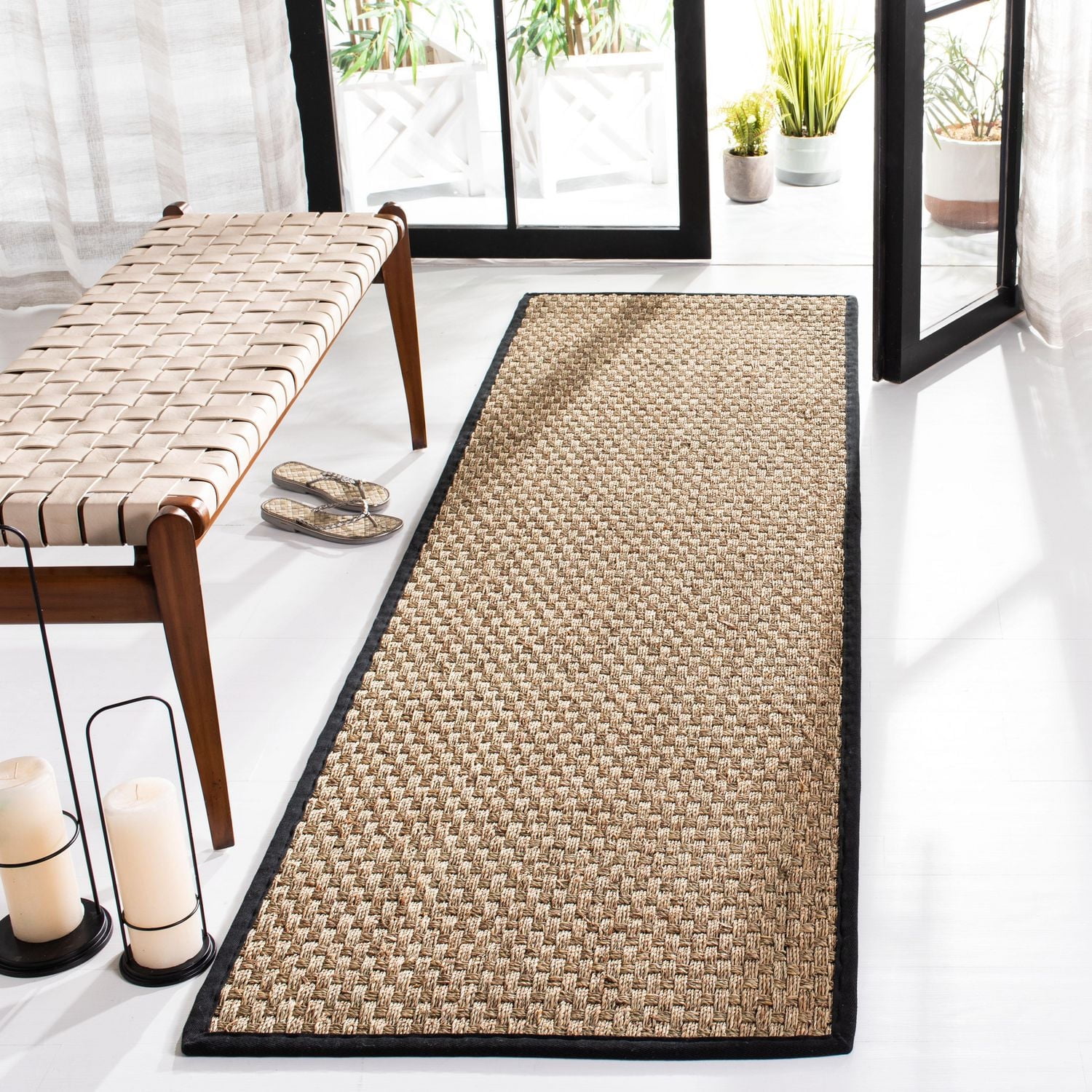 Click here for Safavieh Natural Fiber Arbor Border Area Rug 2 Ft.... prices