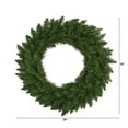 Nearly Natural 24" Green Pine Artificial Christmas Wreath with Lights ...