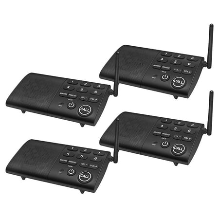 Hosmart Full Duplex Wireless Intercom System Real-Time, Two -Way ...