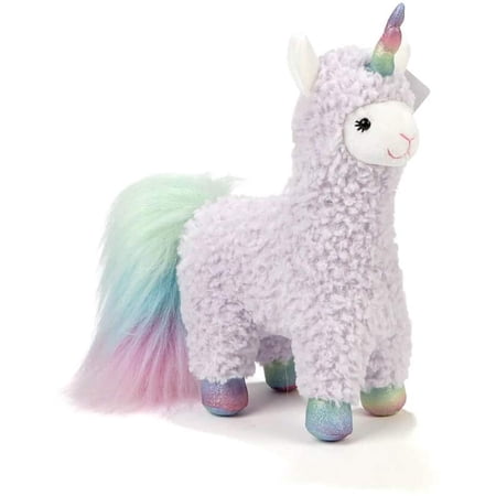 IGUOHAO Shimmer Caticorn Unicorn Plush Stuffed Animal Llama Multicolor ...
