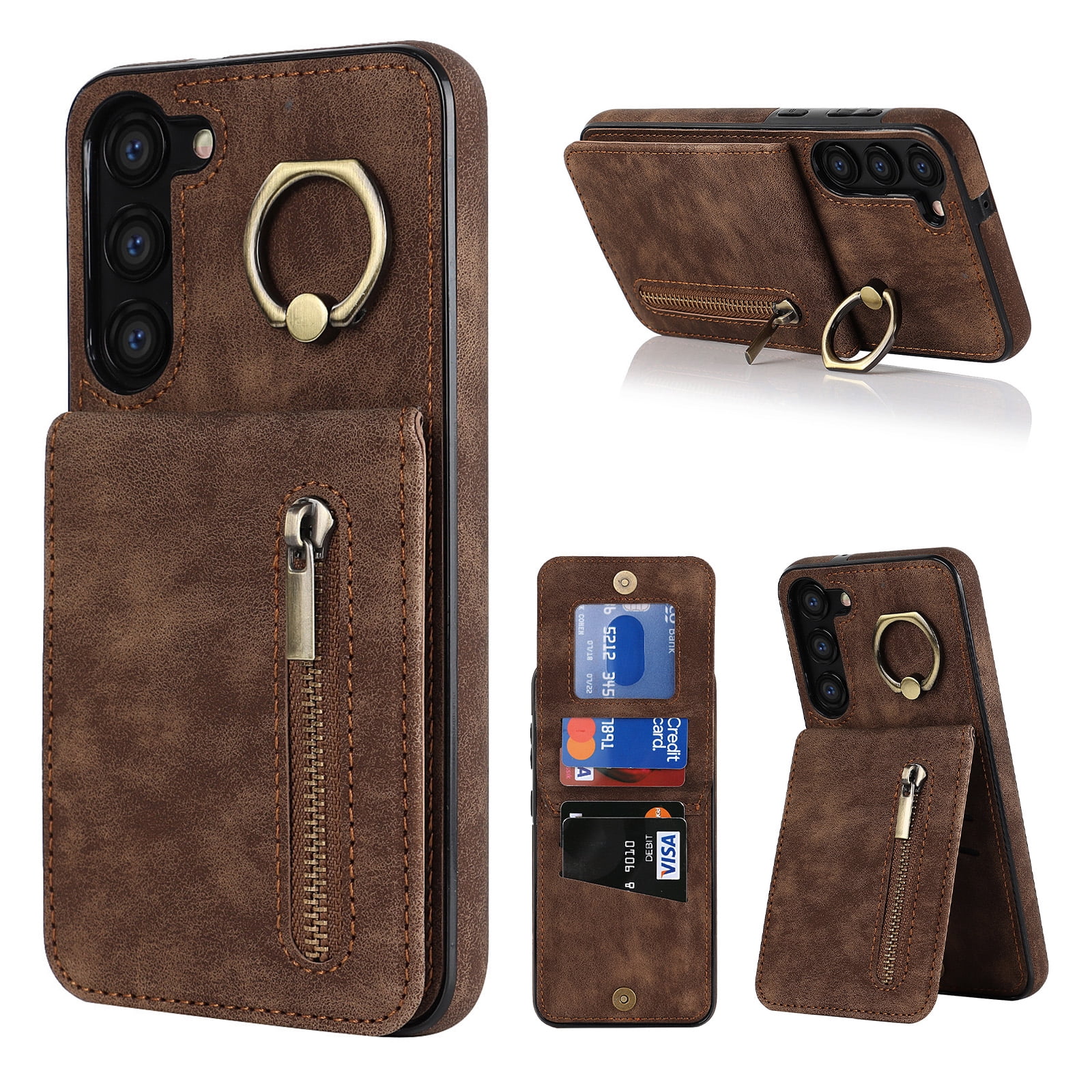 Mantto Wallet Case for Samsung S20, Slim Premium Credit Card Slot ...