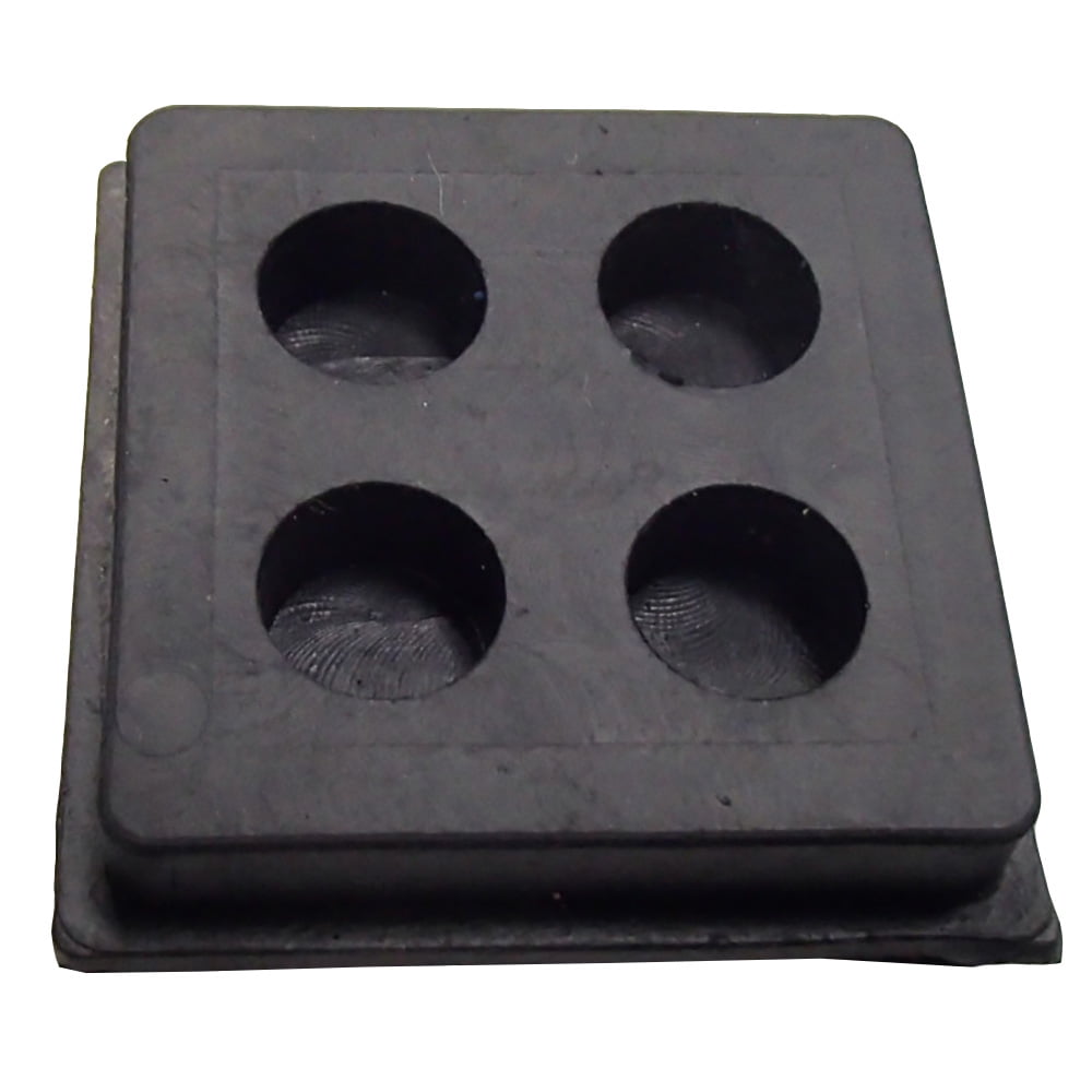 One (1) 2" x 2" x 3/4" Anti Vibration Heavy Duty All Rubber Isolation ...