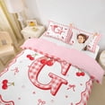 Catabedysis Personalized Cherry Gifts Bedding,Initial Alphabet G ...