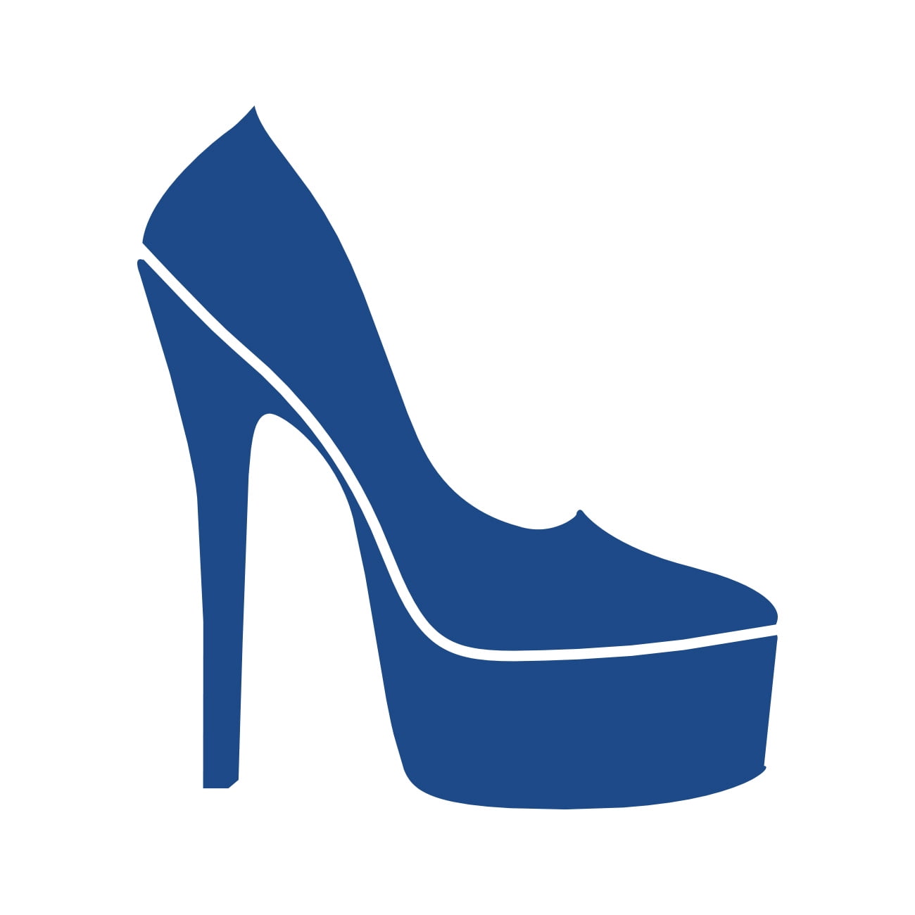 Stiletto Heel Sticker Decal Die Cut - Self Adhesive Vinyl ...