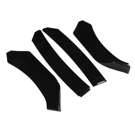 Front Bumper Chin Spoiler, ABS Bendable Front Bumper Lip Chin Splitter ...