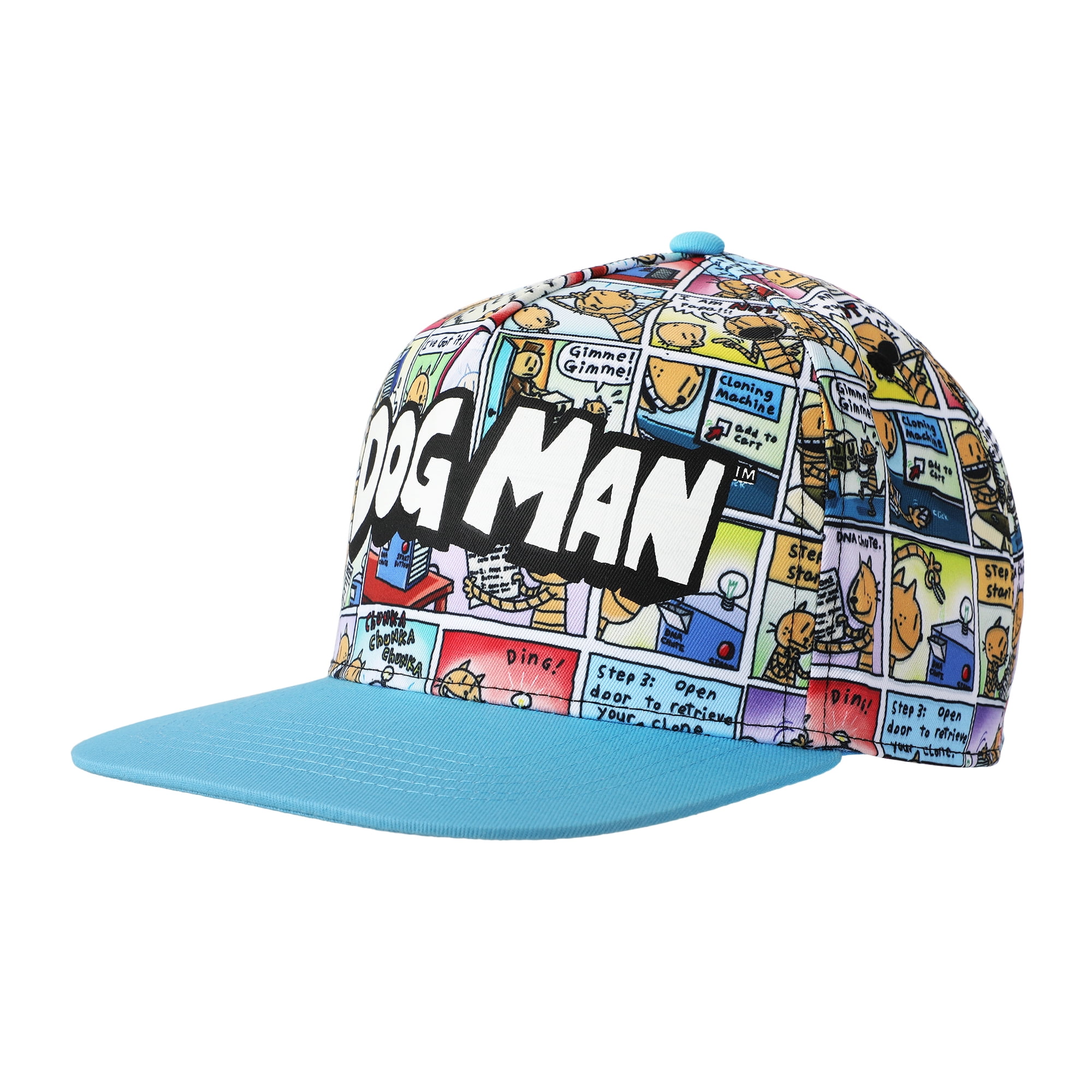 Click here for Bioworld Dog Man Comic Panels Youth Snapback Hat prices