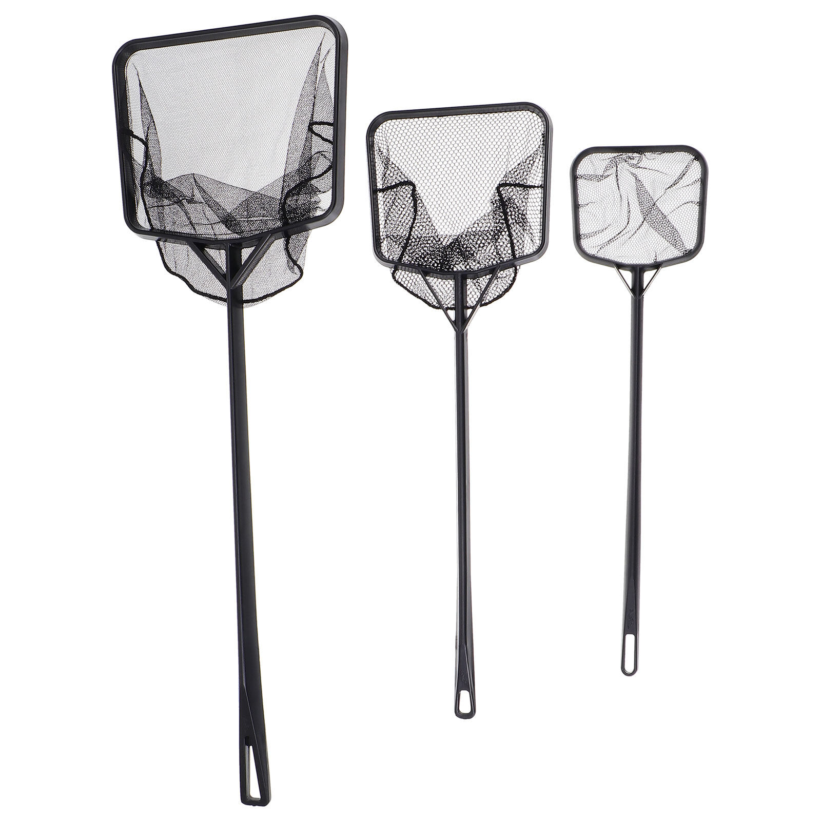 OUNONA 3pcs Fish Tank Landing Nets Portable Fish Catching Nets Pool ...