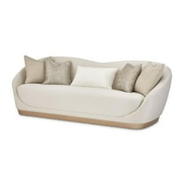 Michael Amini Carmela Mansion Sofa - Almond/Gold - Walmart.com