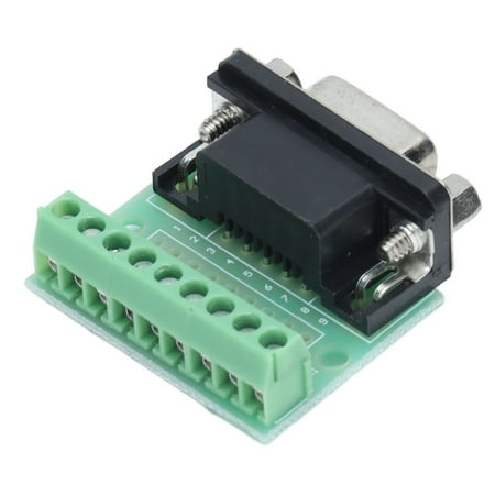 ANGGREK Terminal Conversion Board,Female Terminal Adapter,DB9 Female ...