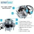 Detroit Axle - Front 12pc Suspension Kit for 2003-2004 Ford F-350 F-250 ...