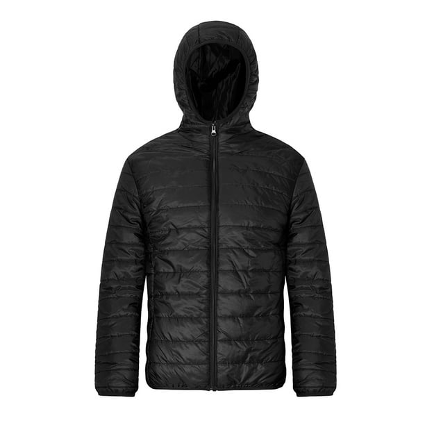 HANMUN Men's Hooded Packable Puffer Jacket Lightweight Water-Resistant ...