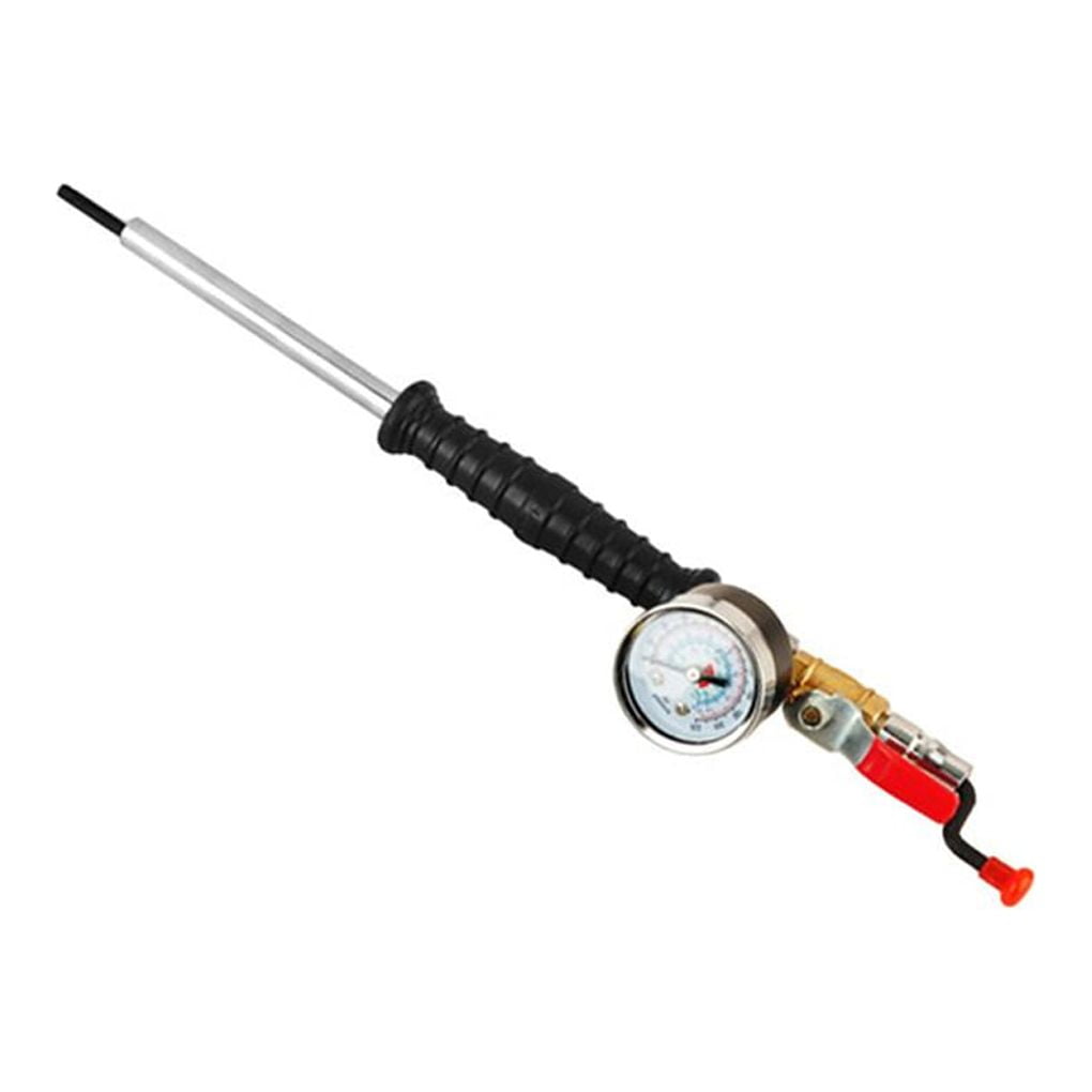 Transemion Tire Inflatable Rod Inflator Gauge Straight Fitting Cranking ...
