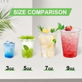 600 Pack 9 oz Clear Plastic Cups, Disposable Cold Drinking Water cups ...