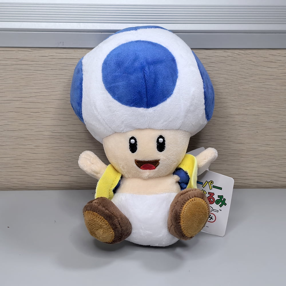 Peluche de 6 pulgadas de Super Mario Bros. Wonder Mushroom Toad ...