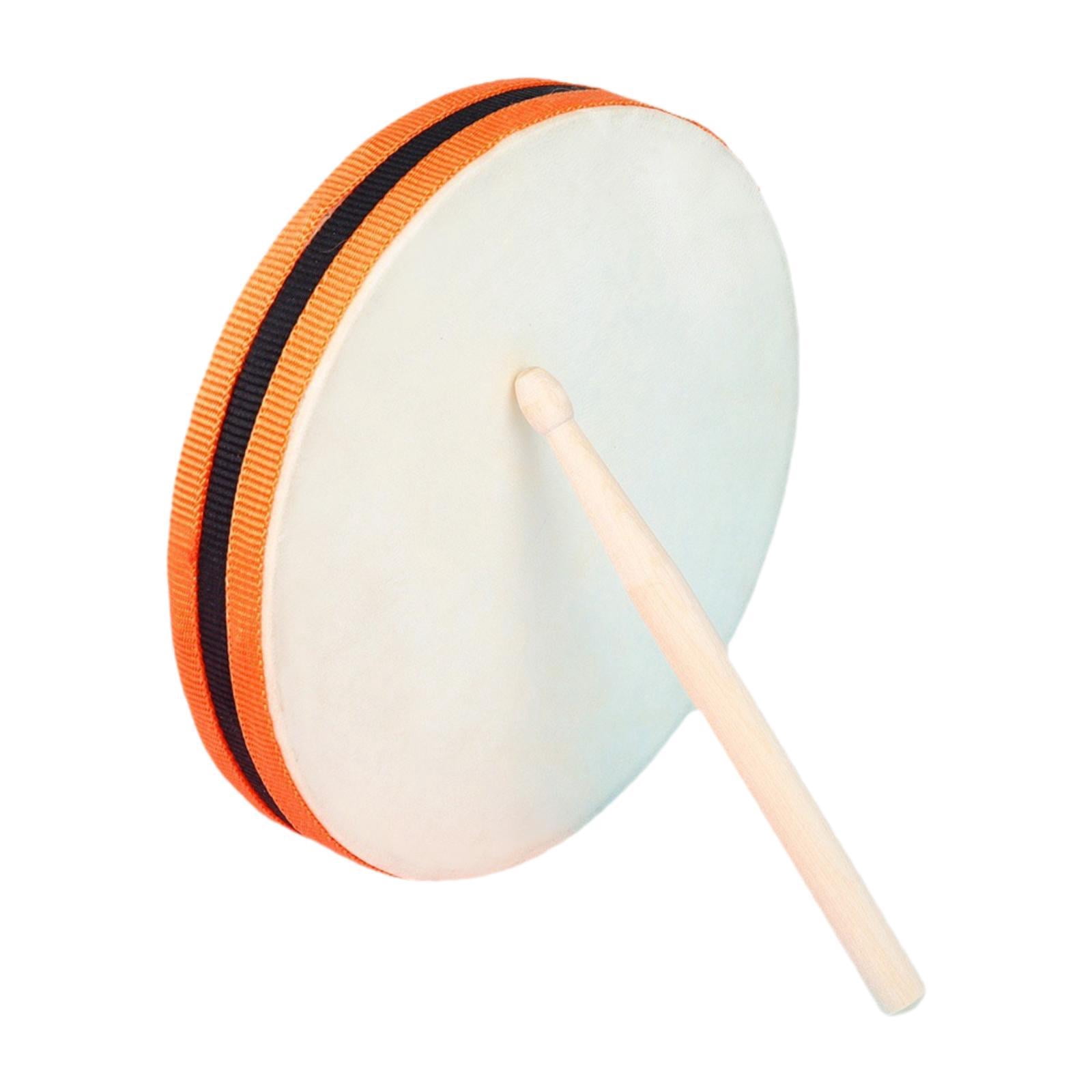 Tambor de mano para niños, Juguete Musical, tambor de marco de madera ...