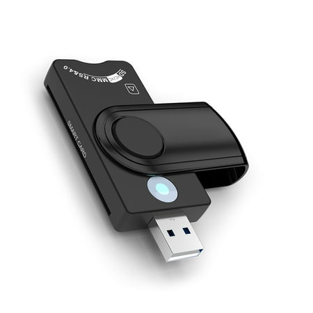savreitly Smart Card Reader USB2.0 5V TF SIM Memory USB2.0 5V Card ...