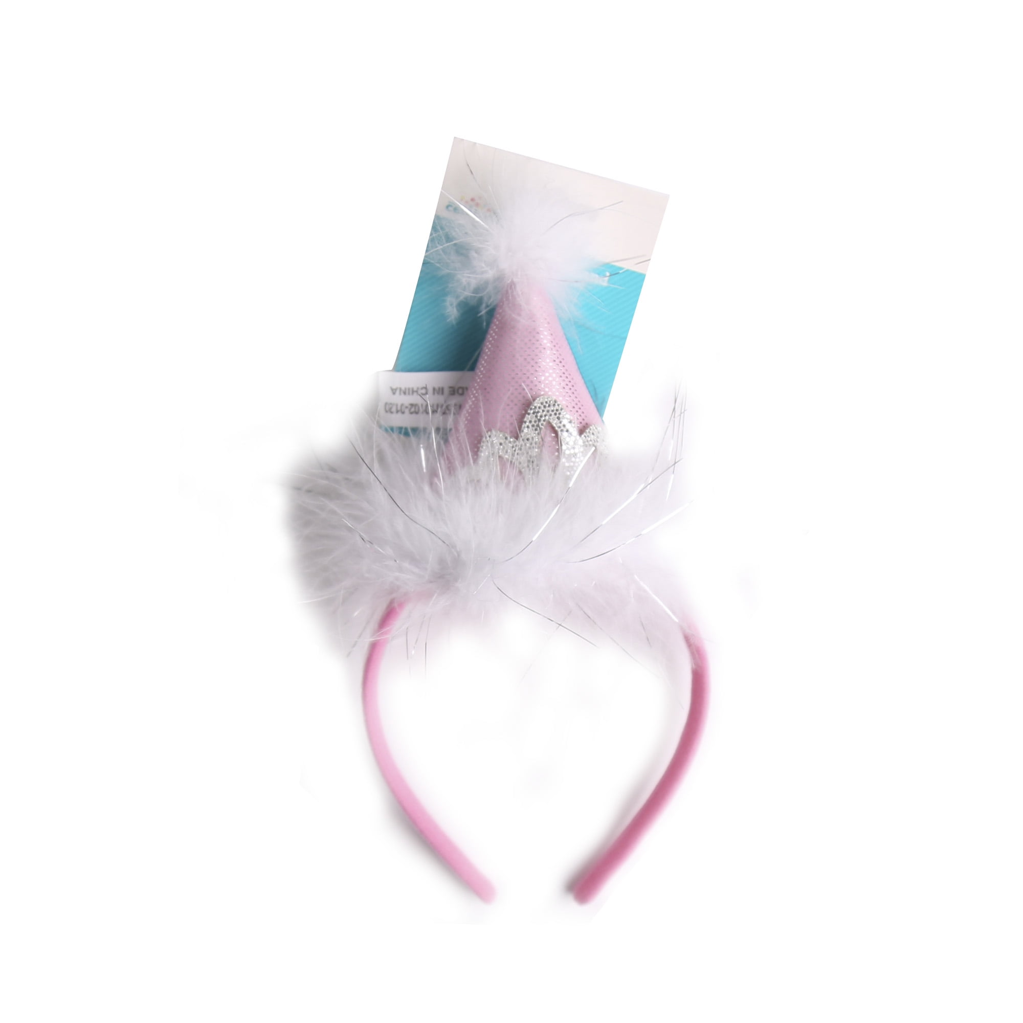 Way to Celebrate Princess Headband, Felt Party Hat, Pink, Everyday ...